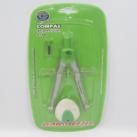 COMPAS MADERA PARA PIZARRON BLANCO - Papelerama